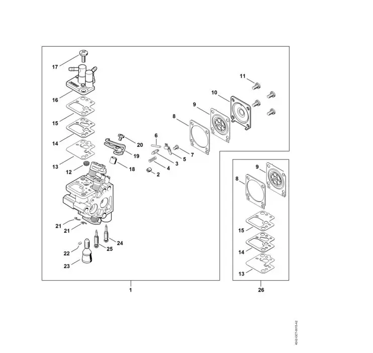 Stihl hs56c carburetor store