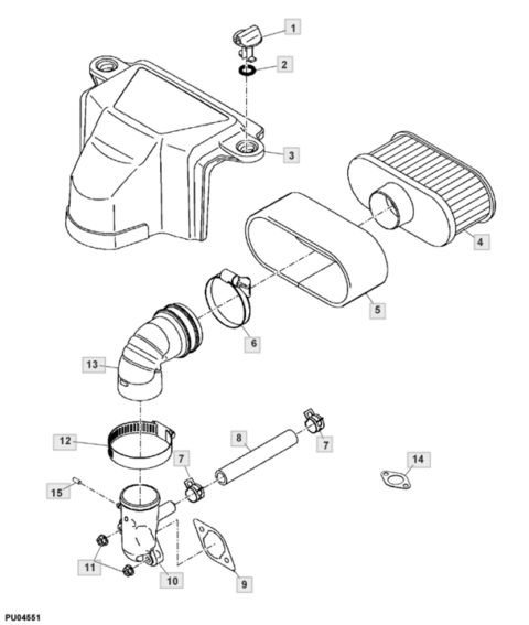 John Deere X350 – Mower Deck 42a | Lawn & turfcare machinery parts