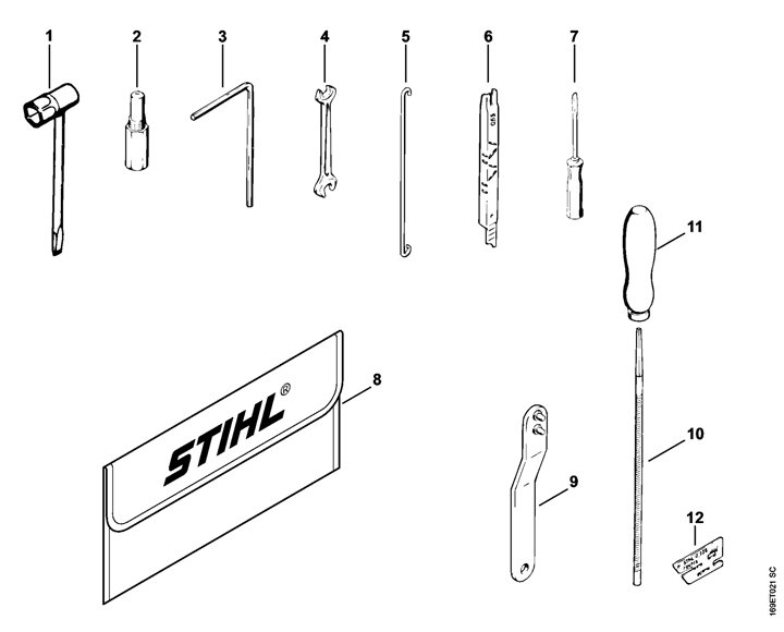 Stihl Chainsaw 032 AV – Tools, Extras | Lawn & turfcare machinery parts