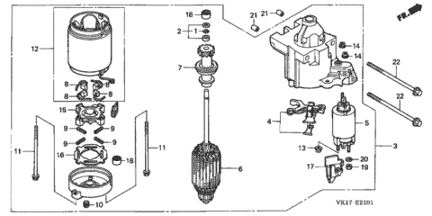 Honda HF2620K1-HTF – Starter Motor | Lawn & turfcare machinery parts